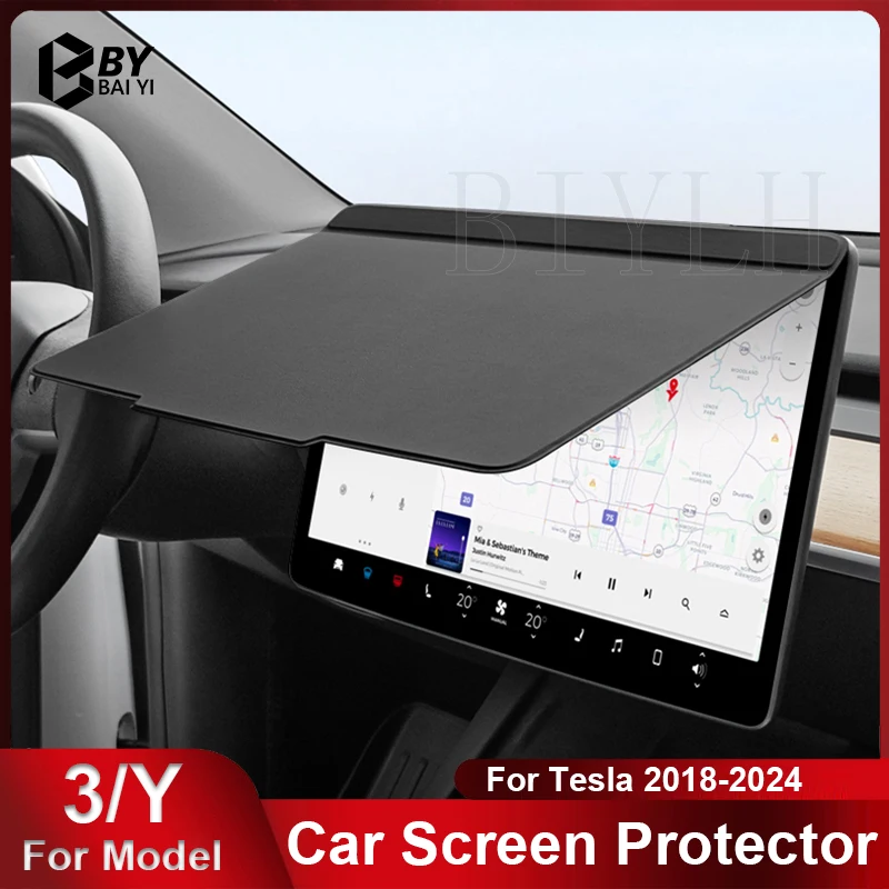 For-Tesla-MODEL-Y-3-New-Car-Navigation-Screen-Dust-Cover-Central ...