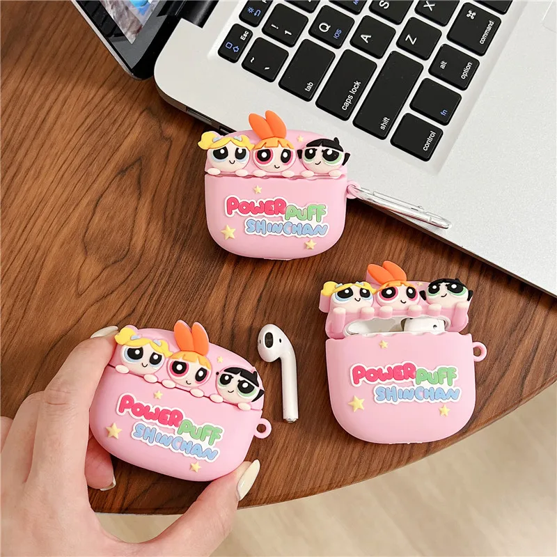 Powerpuff-Girls-Soft-silicone-Earphone-Case-for-AirPods-1-2-3-Pro-Pro2 ...