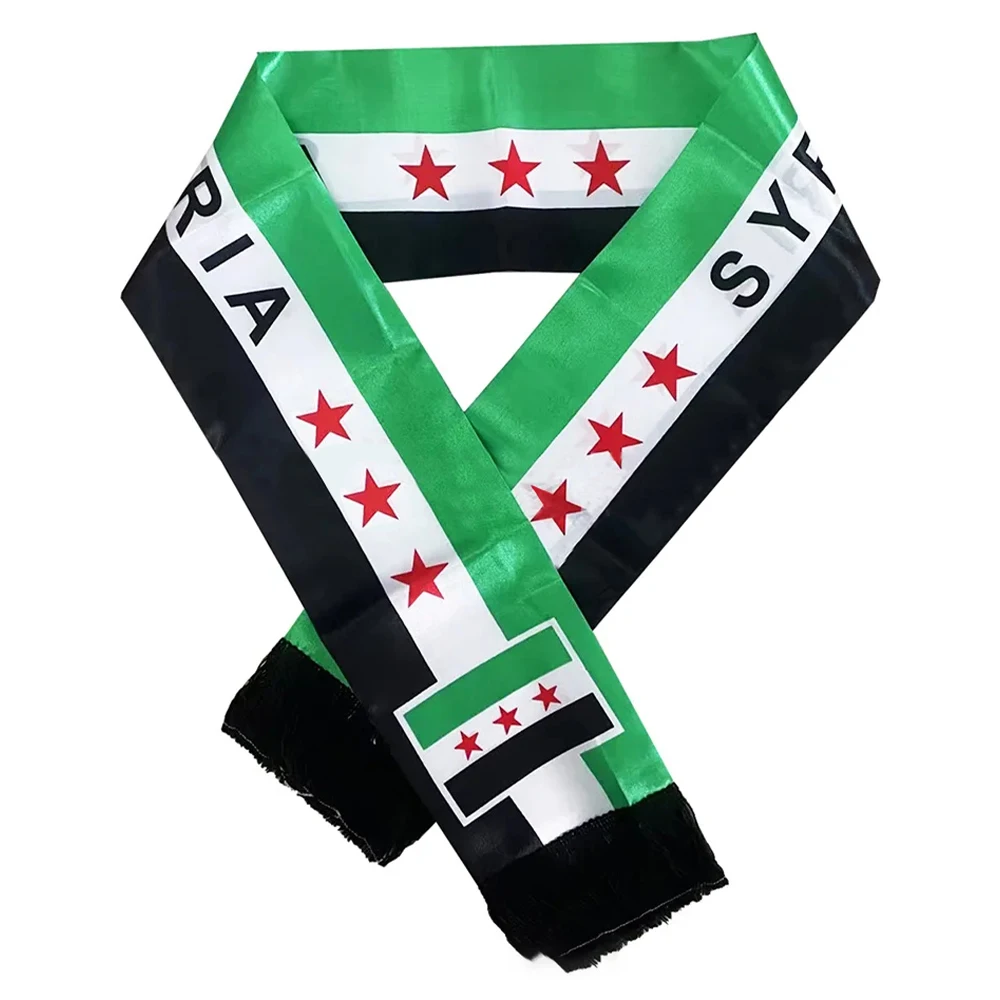 Aerlxemrbrae Custom Syria Scarf 14*135cm The Syrian Arab Republic ...