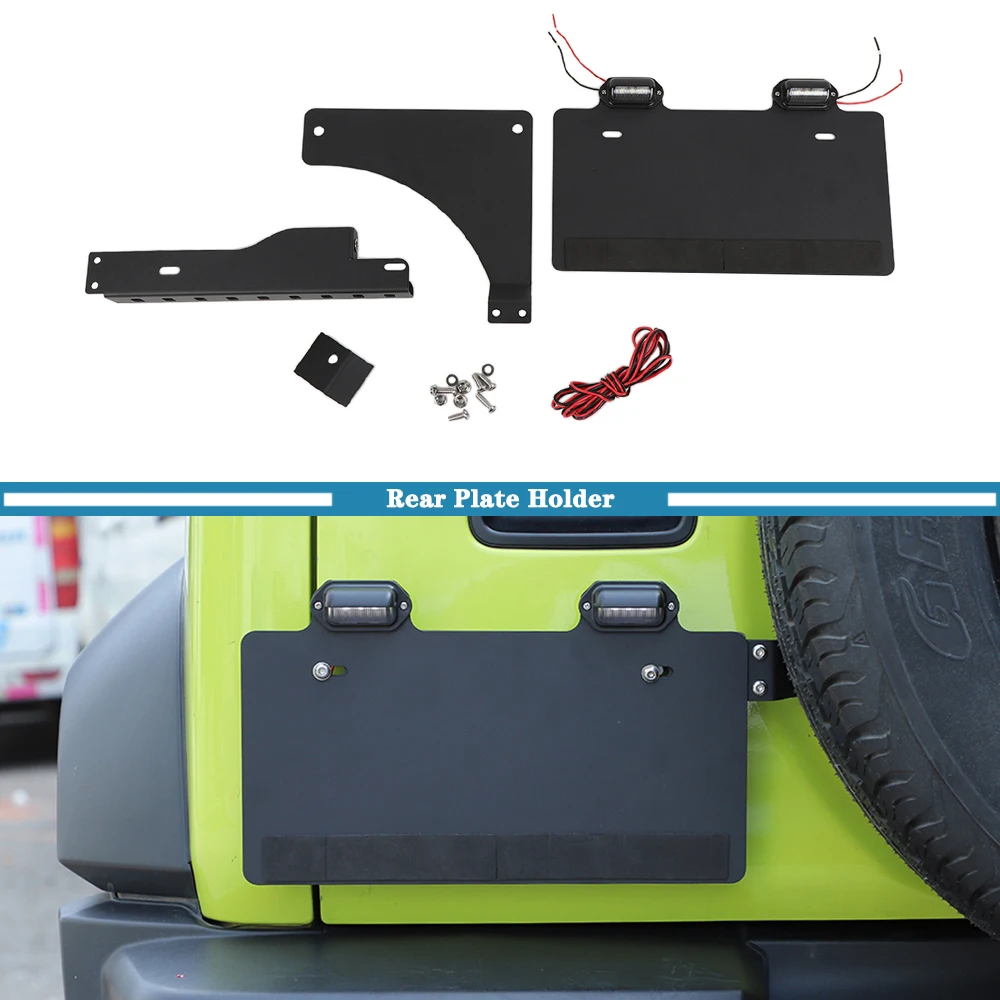 Rear-Licence-Plate-Holder-Mounting-Bracket-for-Suzuki-Jimny-2019-2020 ...