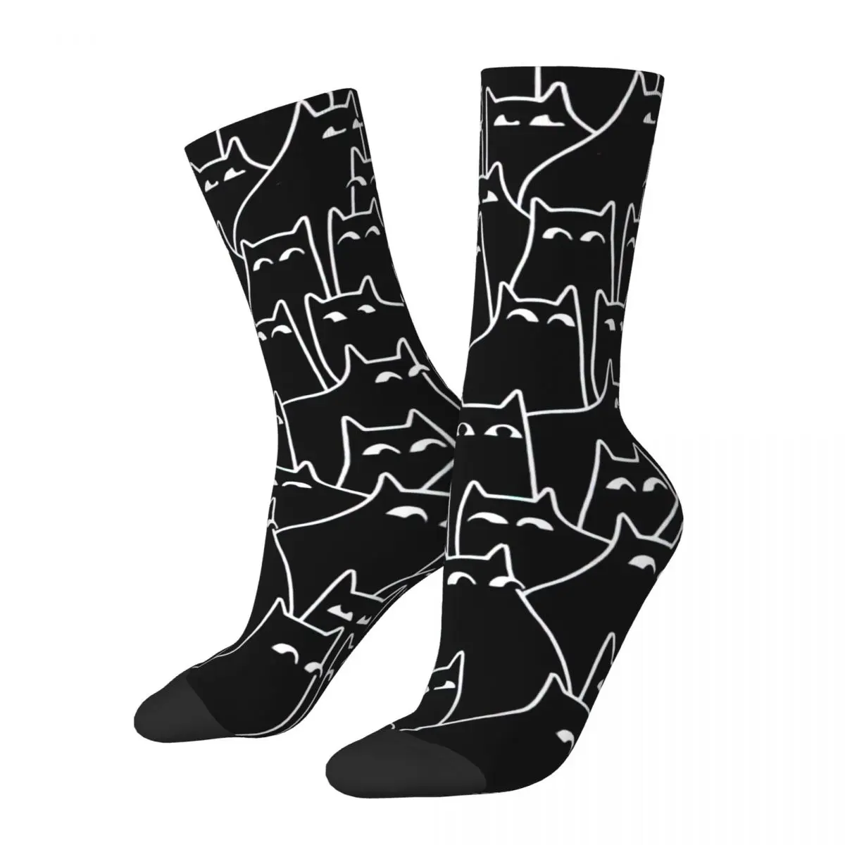 Suspicious-Cats-Funny-Socks-for-Women-Men-Novelty-Street-Style-Crazy ...
