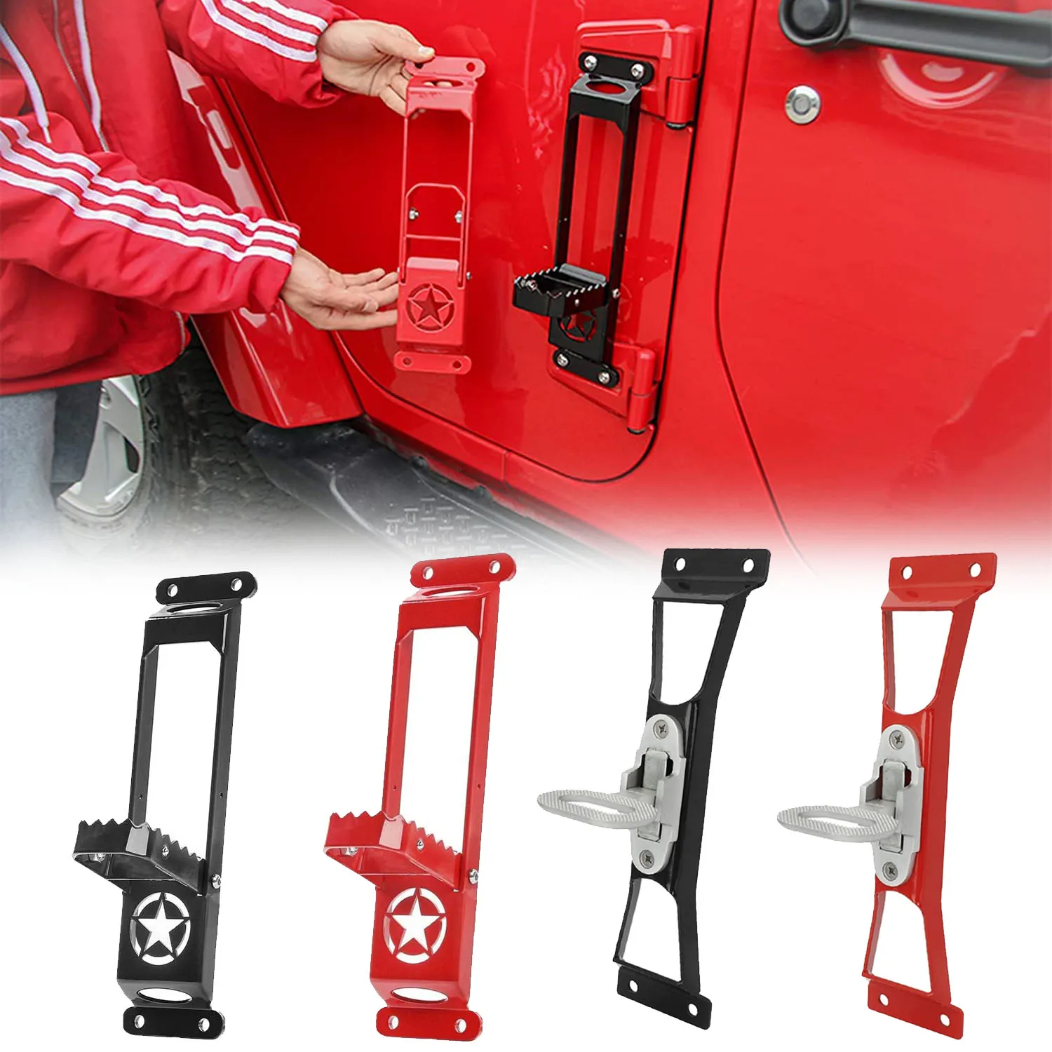 Car-Door-Hinge-Side-Foot-Climb-Step-Pedal-Foldable-Foot-Rest-Pedal-For ...
