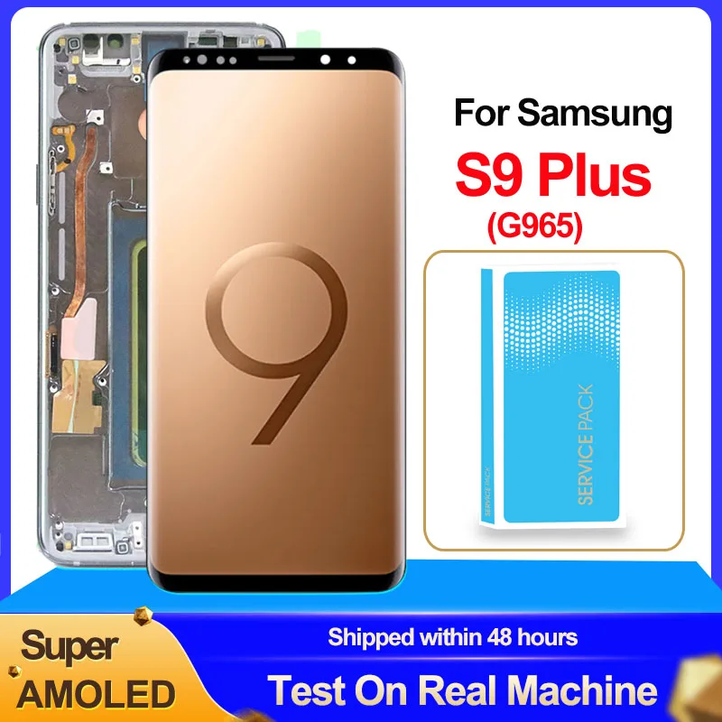 6.2" Super AMOLED Display For Samsung S9 Plus G965 LCD Display Touch ...