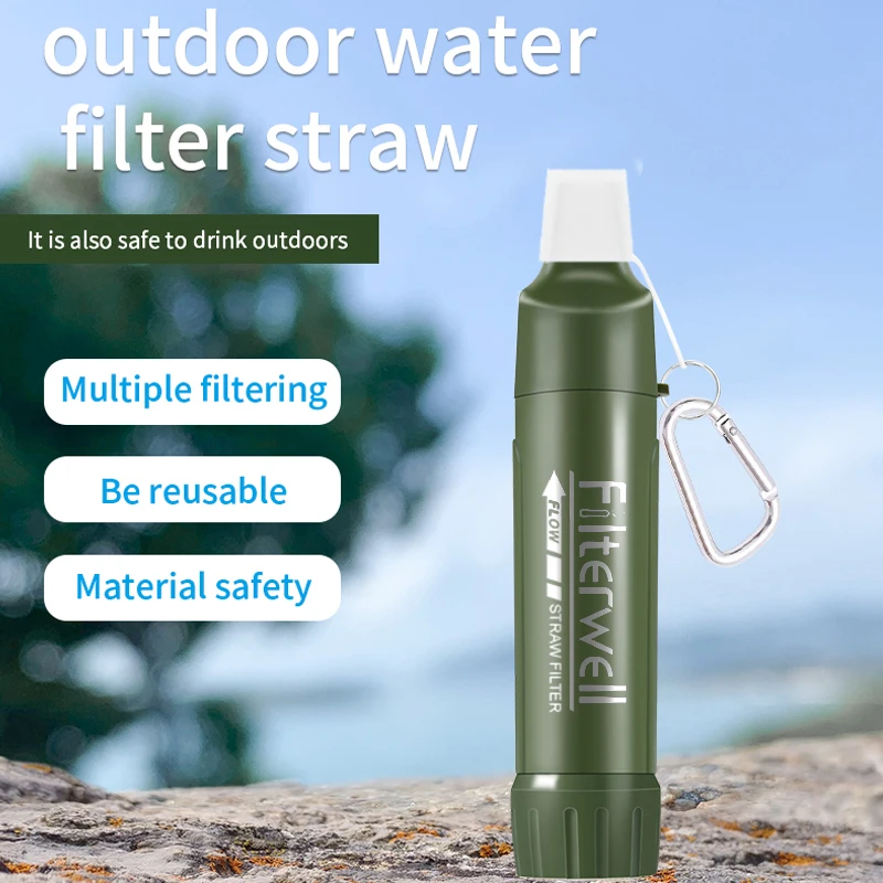 Filterwell-Mini-Portable-Water-Survival-Filter-Straw-Outdoor-Filters ...