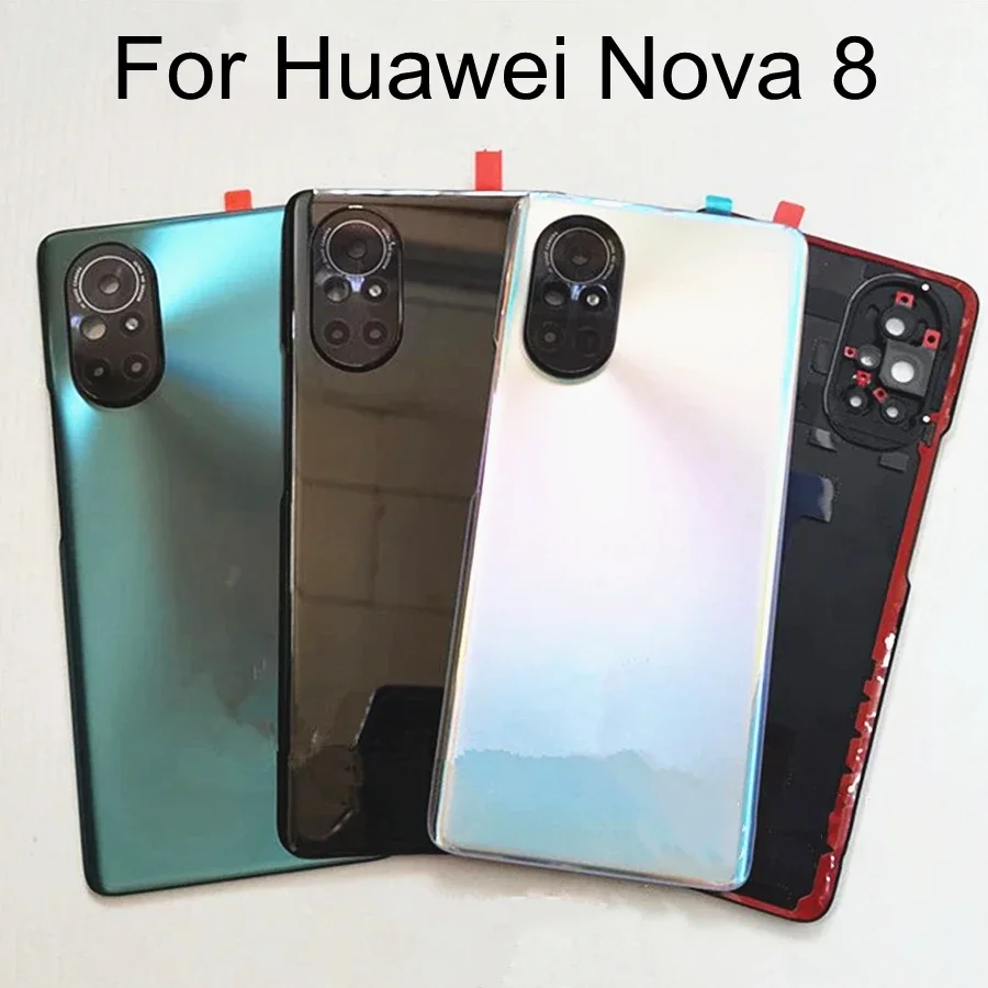 For Huawei nova 8 Battery Back Rear Cover Door Nova8 Housing Battery ...