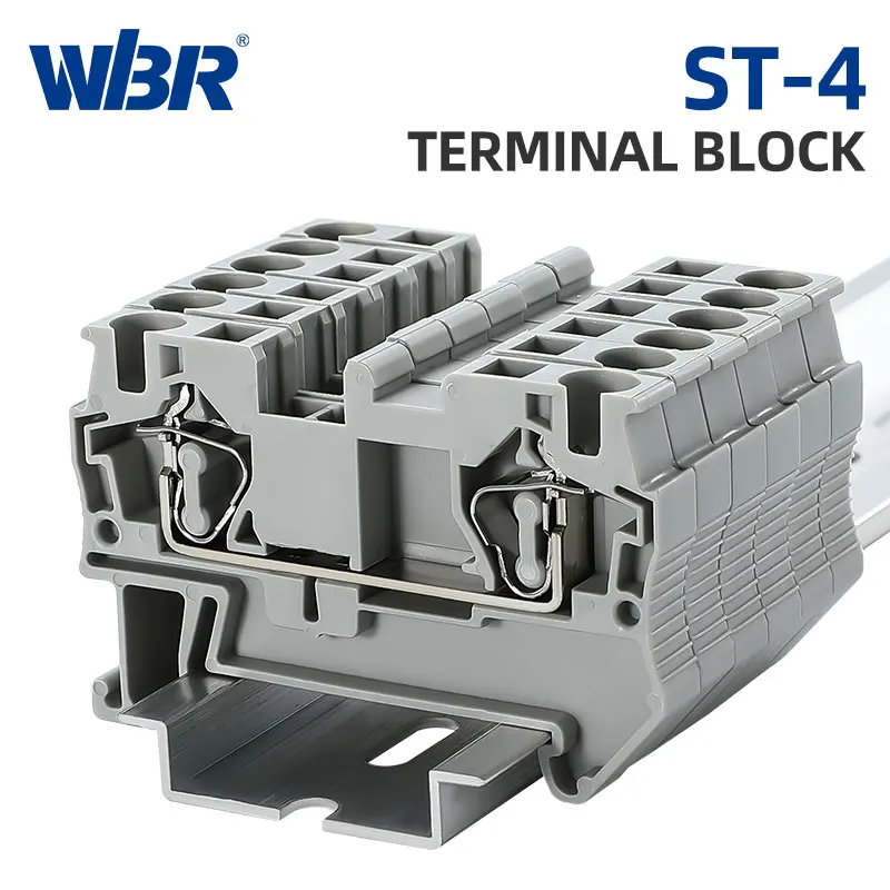 10Pcs-ST4-Spring-Type-Direct-Plug-in-ST4-Wiring-Terminal-Block-Push-in ...
