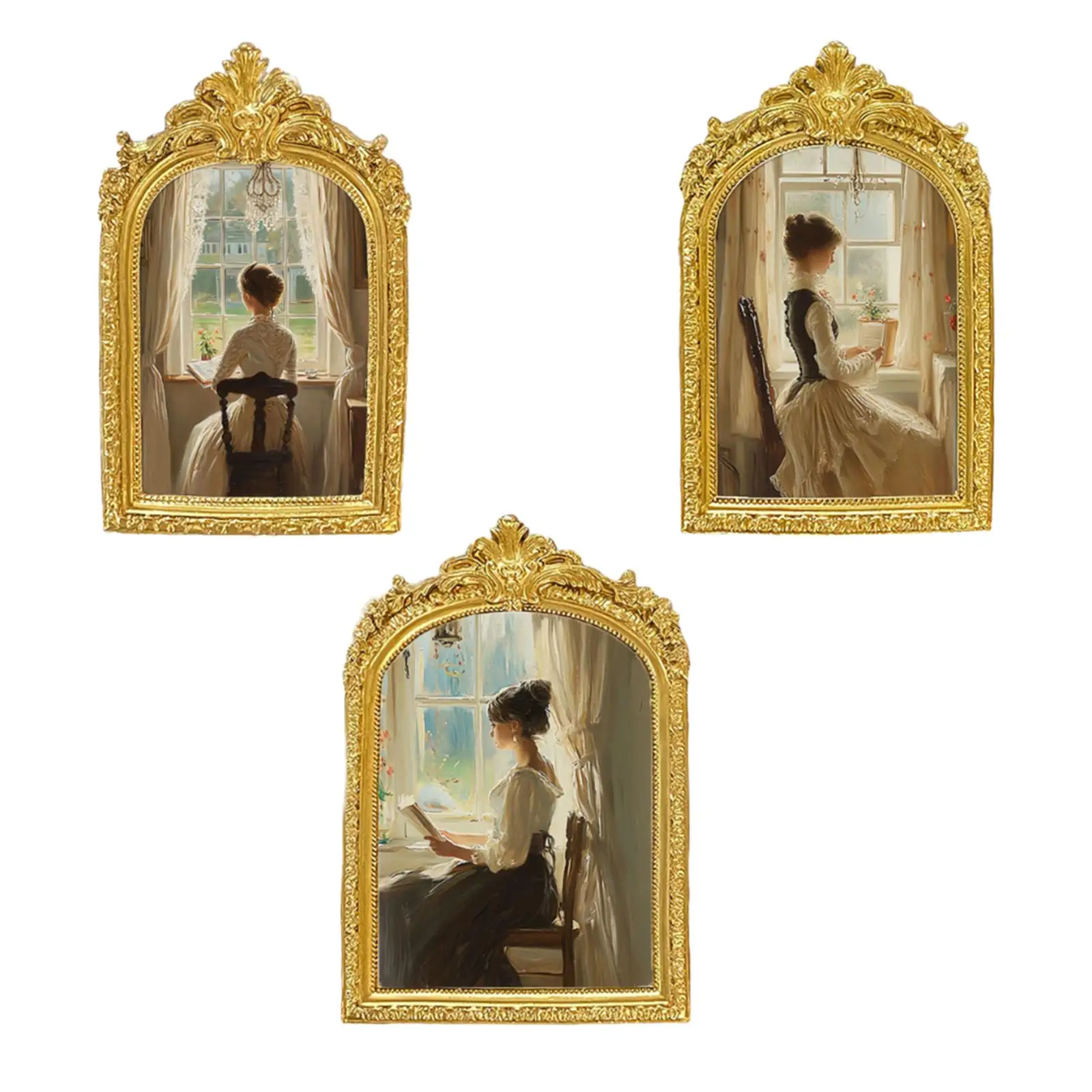 Resin-Picture-Frame-Retro-Photo-Frame-Home-Decor-Photo-Display-Holder ...