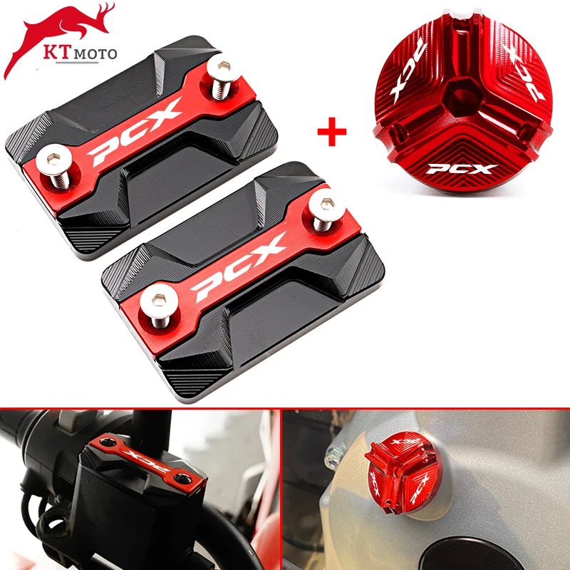 PCX-Accessories-Motorcycle-Brake-Fluid-Cap-Master-Cylinder-Reservoir ...
