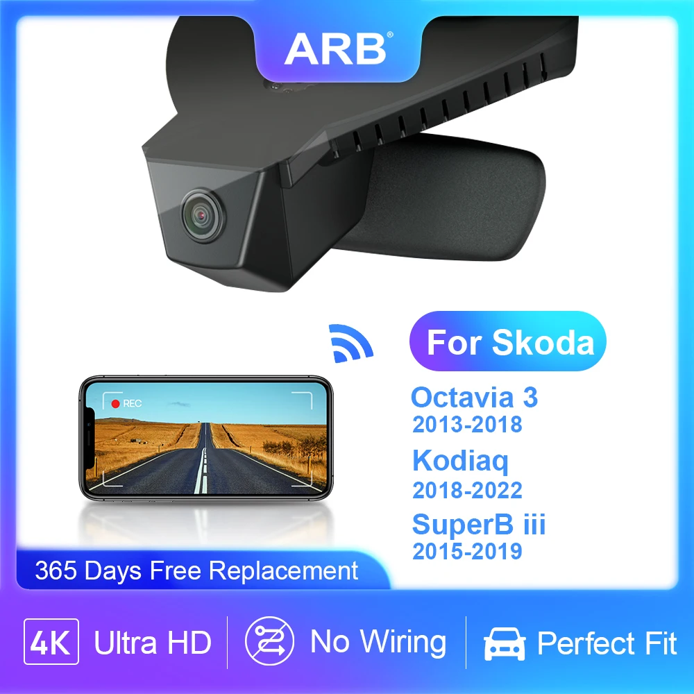 Dash Camera for Skoda Octavia 3 2013-2018/Kodiaq 2018-2023/SuperB iii ...