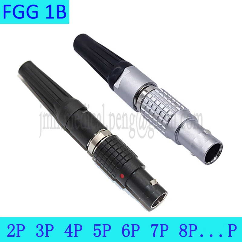 Fgg.1b 2 3 4 5 6 7 8 Pin Aviation Metal Circular Push-pull Self-locking ...