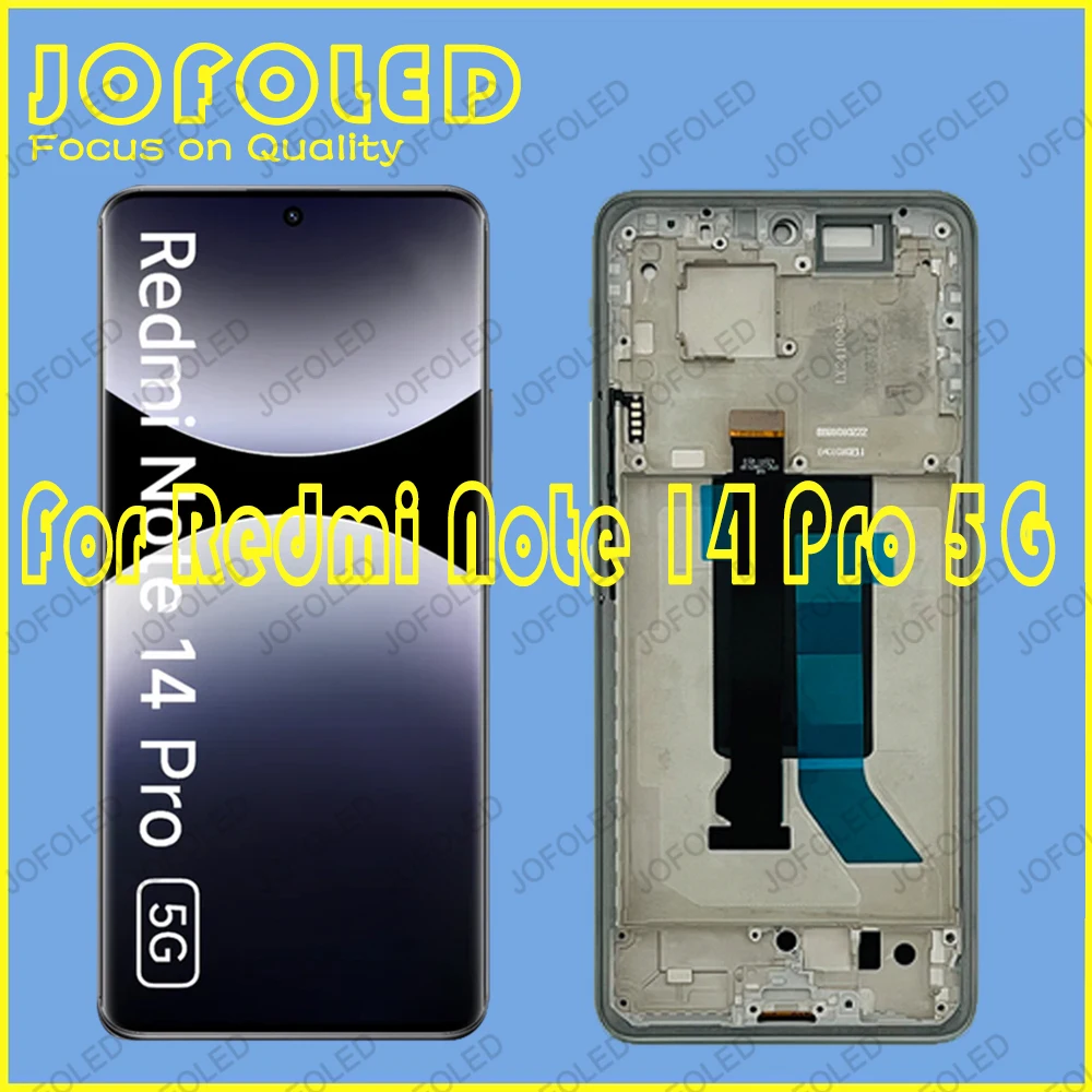 AMOLED For Xiaomi Redmi Note 14 Pro 5G LCD Display 24090RA29G Touch ...