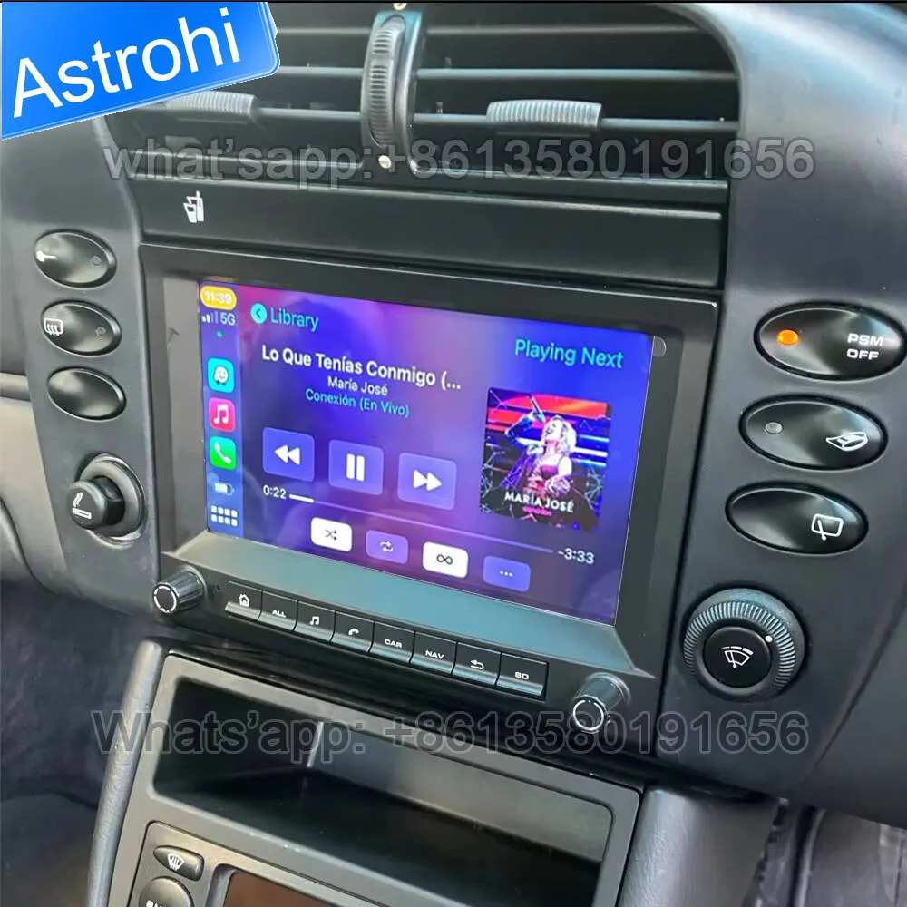 CarPlay 7" 2 din Android For Porsche 911 996 986 Cayman Boxster Car DVD ...