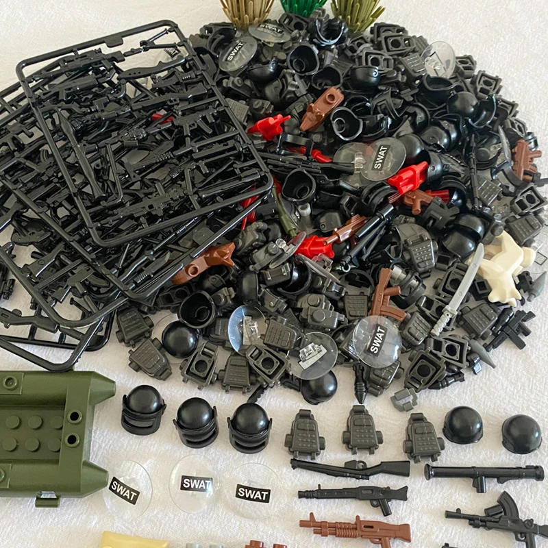 Military-Accessories-For-Figure-Parts-Building-Blocks-Army-Soldier ...