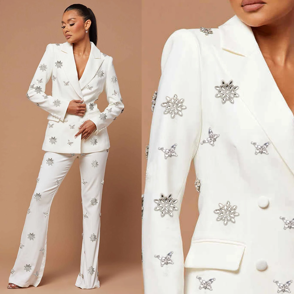 Gorgeous Women Suits Newest Design 2 Pieces Pant Suit Butterfly ...