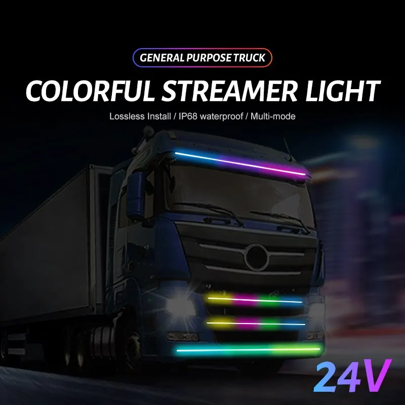 24V-Truck-LED-Decorative-Light-Colorful-Flashing-Ambient-Lighting-Night ...