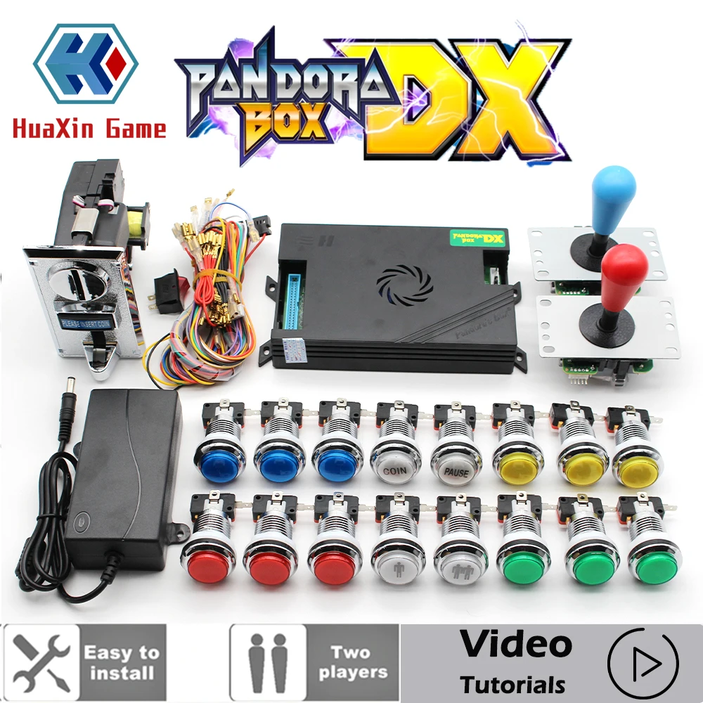 Conjunto Pandora Box DX para máquina arcade, kit original con joystick ...