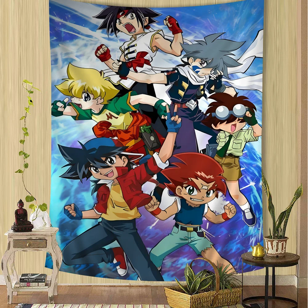 BAKUTEN-SHOOT-BEYBLADE-Bedside-Hippie-Wall-Hanging-Tapestries-for ...
