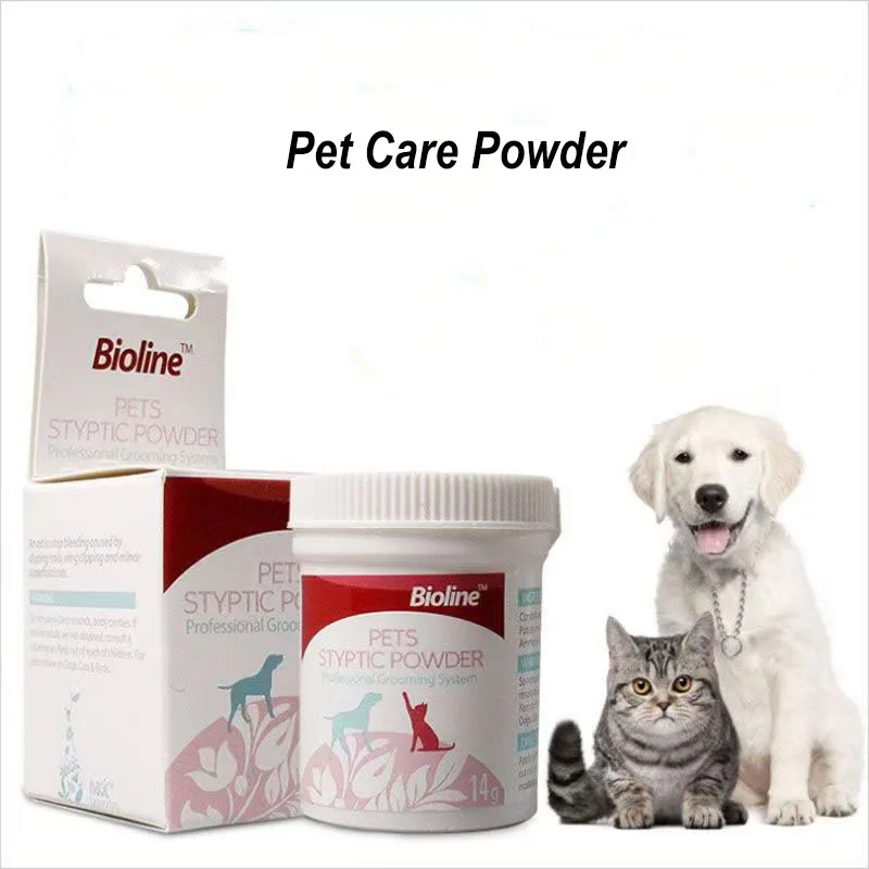 2 Pcs Pet Care Powder Quick Stop Bleeding Supplies for Dogs and Cats ...