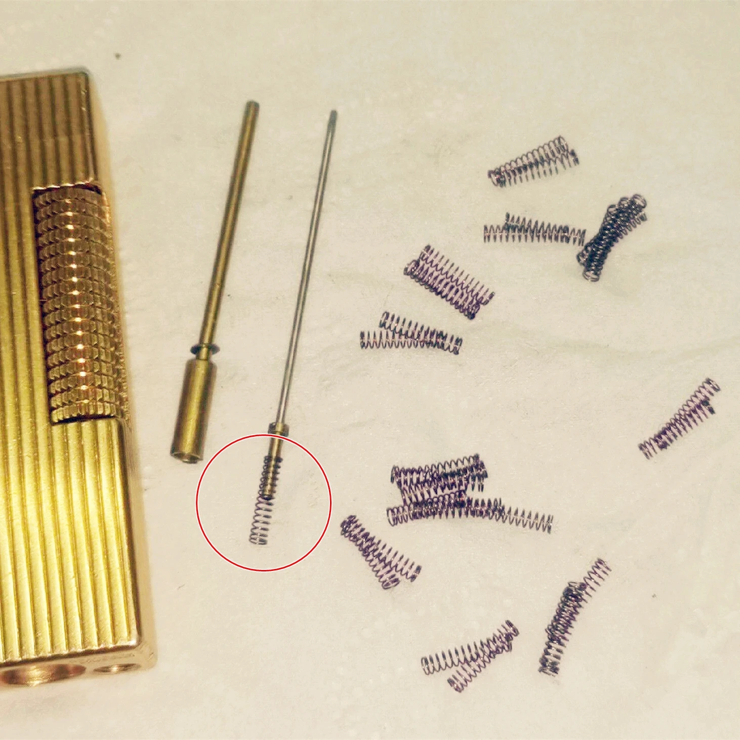 Metal-Gas-Nozzle-Needle-Spring-For-Dunhill-1-2-3-4-5-Series-Lighter ...