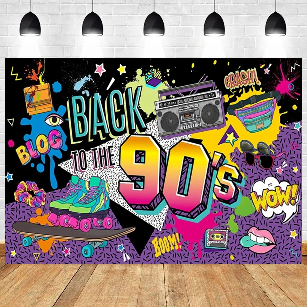 90s Theme Background