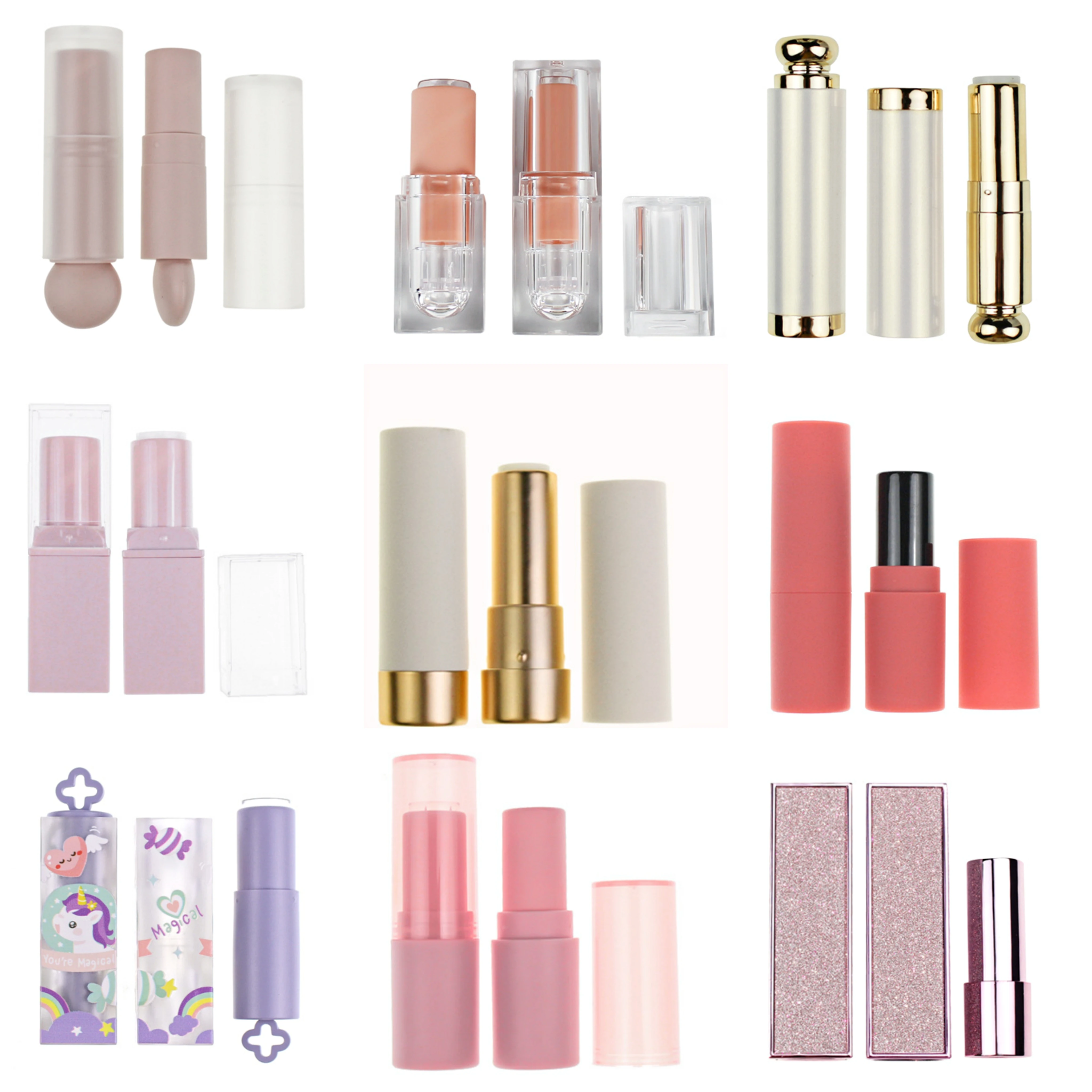 12.1mm Lipstick Tubes DIY Lip Protector Container Homemade Pressure ...