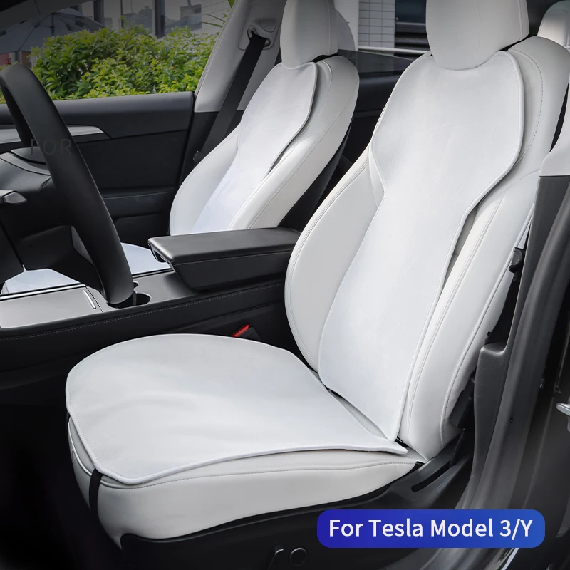Tesla Model 3 White Seat Covers