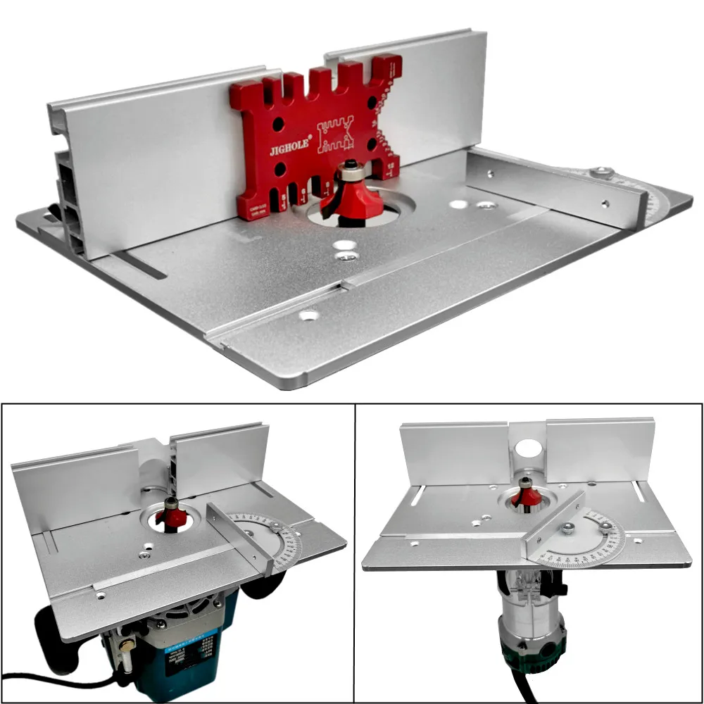 Aluminum-Router-Table-Insert-Plate-W-Miter-Gauge-for-Woodworking ...