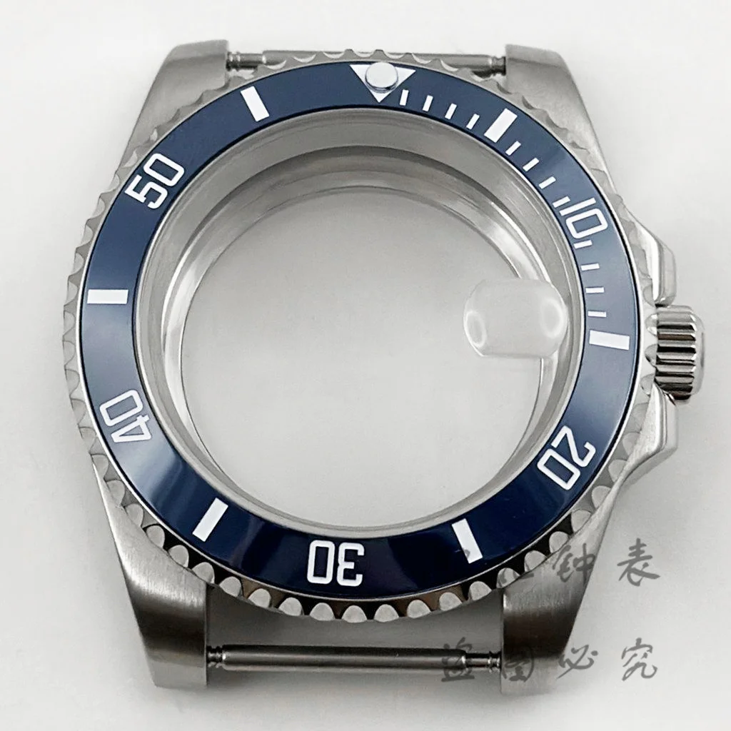 Deep Blue Bezel NH35 40MM Diver Watch Case Parts Waterproof Sapphire ...