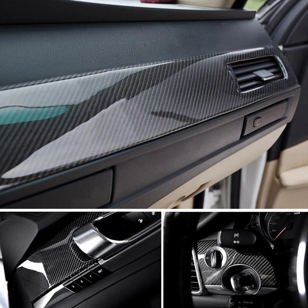 100x30cm-5D-Carbon-Fiber-Vinyl-Film-Stickers-Car-Protective-PVC-DIY ...