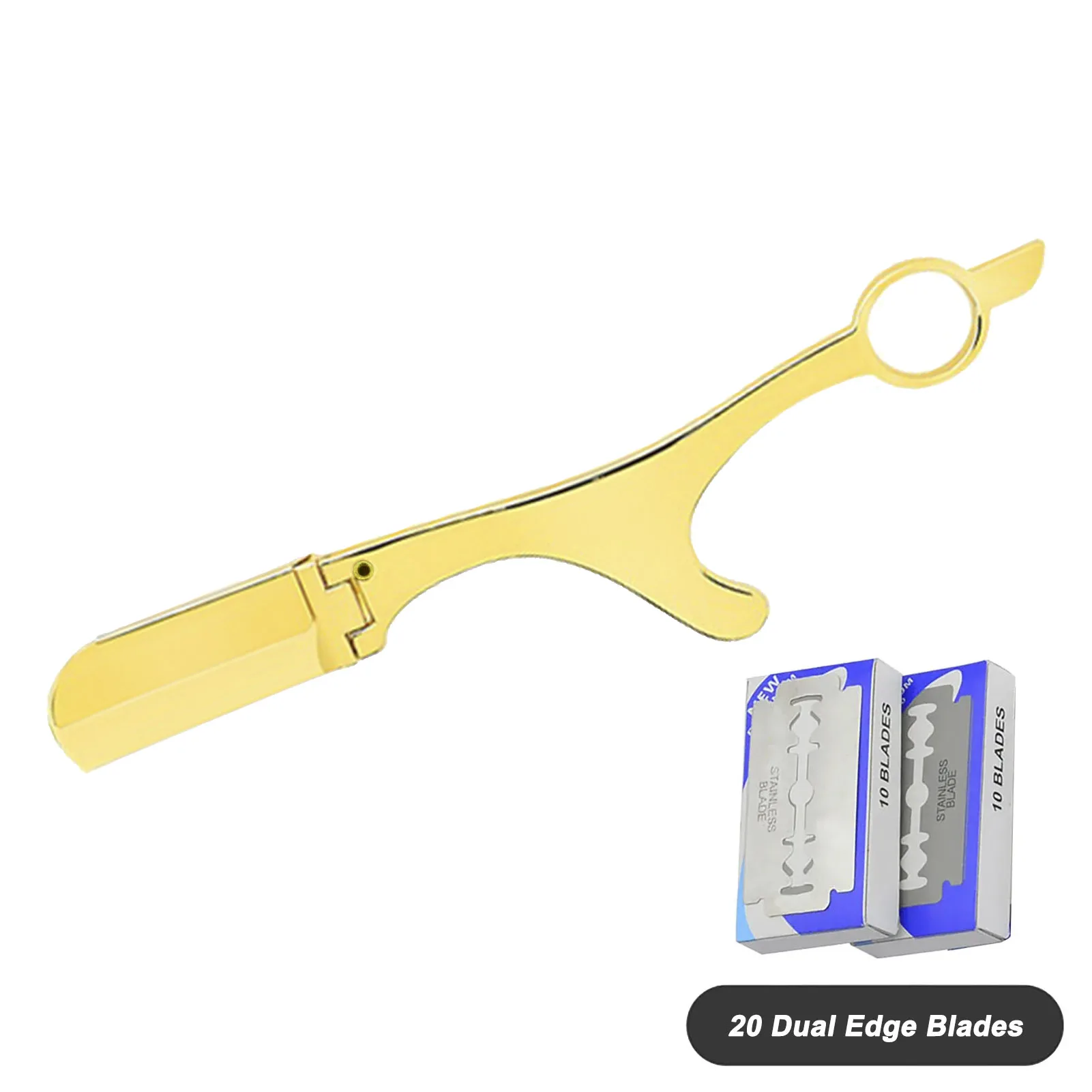 Ergonomic-Design-Shaver-Single-Dual-Edge-Blade-Razors-Hair-Removal ...