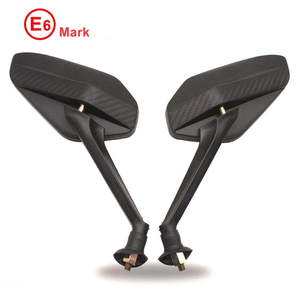 Universal-8mm-Motorcycle-Rearview-Mirrors-Black-Scooter-Side-Mirrors ...