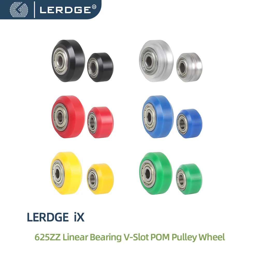 Lerdge High Speed Steel Wheels 625zz Linear Bearing V-slot Pom Idler ...