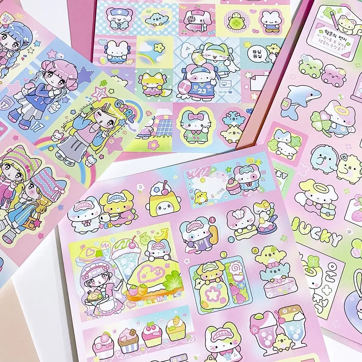 Guka-Sticker-Salt-Collage-Cute-Rabbit-Guben-Material-Diy-Mobile-Phone ...