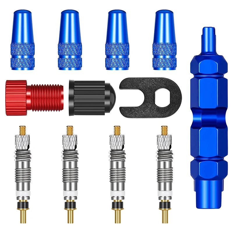 Bicycle-Presta-Tubeless-Valve-Stem-Kit-Aluminum-Alloy-Presta-Valve-Stem ...