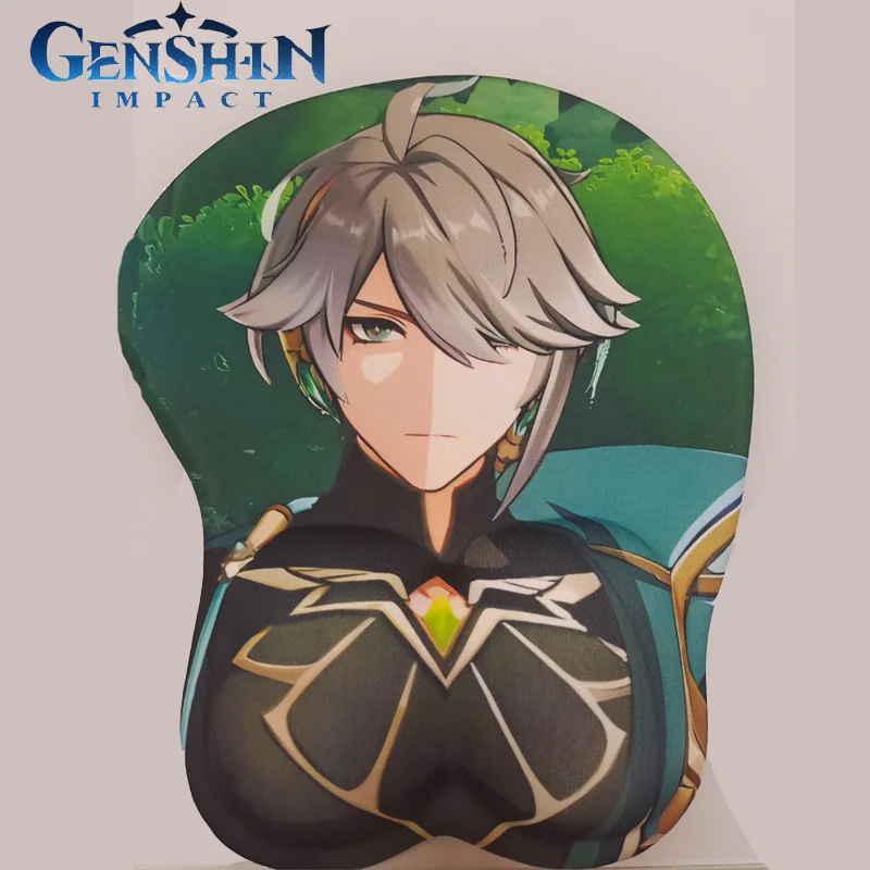 Genshin-Impact-Gaming-Mouse-Pad-com-descanso-de-pulso-Anime-Mat ...