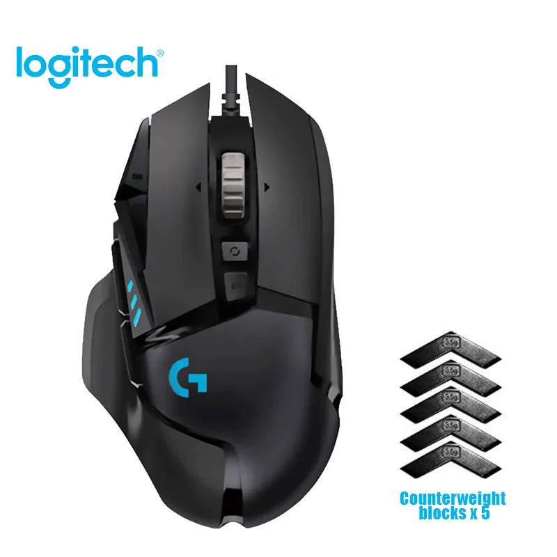 Logitech-G502-HERO-Wired-Professional-Gaming-Mouse-25600DPI-25K-Sensor ...