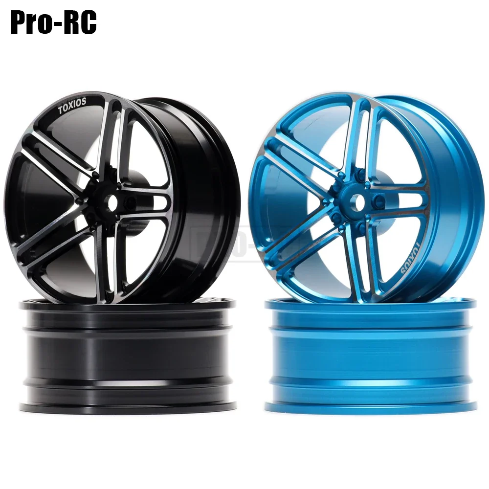 4Pcs Aluminum Alloy 5 Spoke 52mm Wheels Hub Rims RC 1/10 On-Road Drift ...