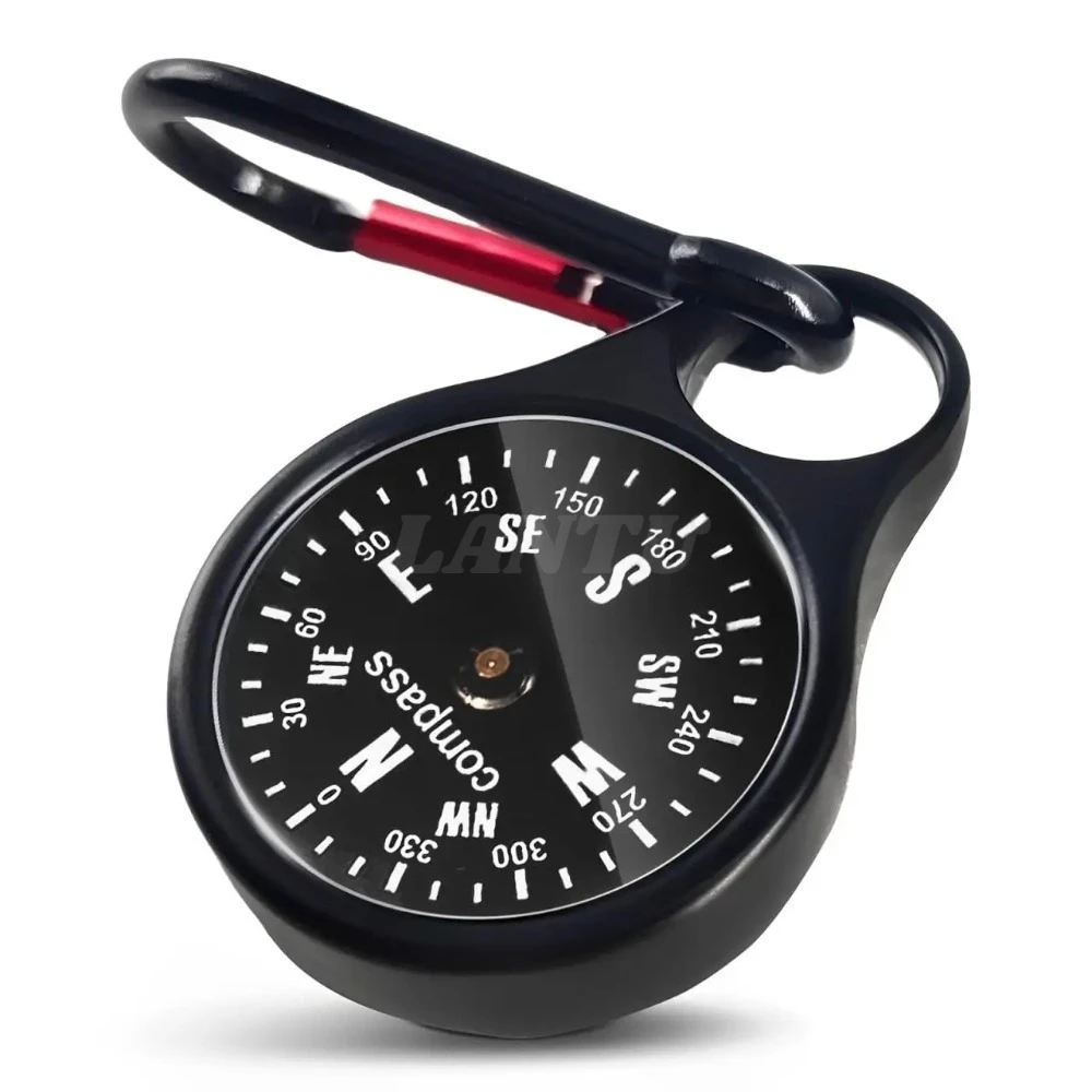 Upgraded Waterproof Compass Keychain Zinc Alloy - Easy-to-Use Outdoor ...