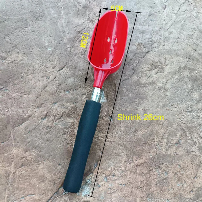 High Quality 1PC Fishing Bait Throwing Spoon 7-section Telescopic Carp ...