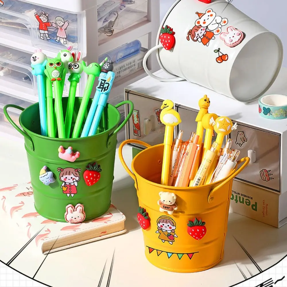 Creative-Metal-Art-Pen-Holder-Student-Desktop-Storage-Box-ins-Fengwang ...