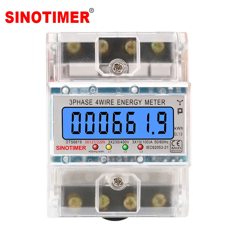 3-Phase-4-Wires-Din-Rail-Energy-Meter-Power-Consumption-Monitor-kWh ...