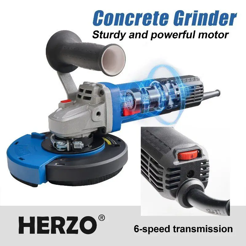 HERZO 220V 1400W Concrete Grinder: Real-World Performance on Hard Surfaces