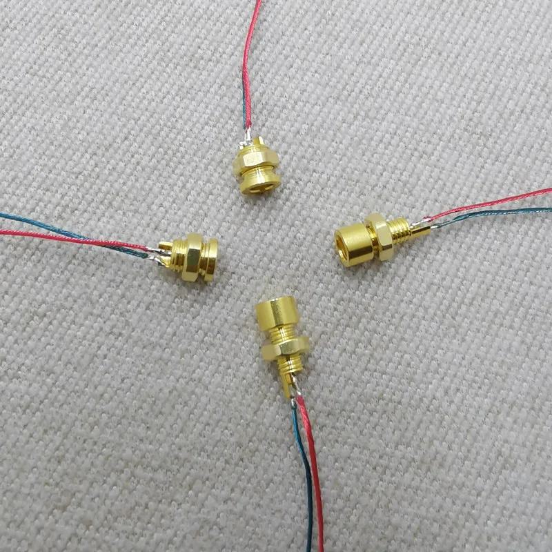 2 pcs custom made universal pin Socket female socket mmcx Pure copper ...