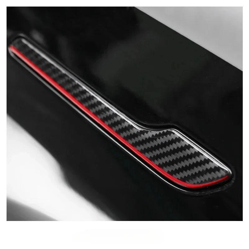 Pegatina-de-manija-de-puerta-de-coche-de-fibra-de-carbono-para-Tesla ...