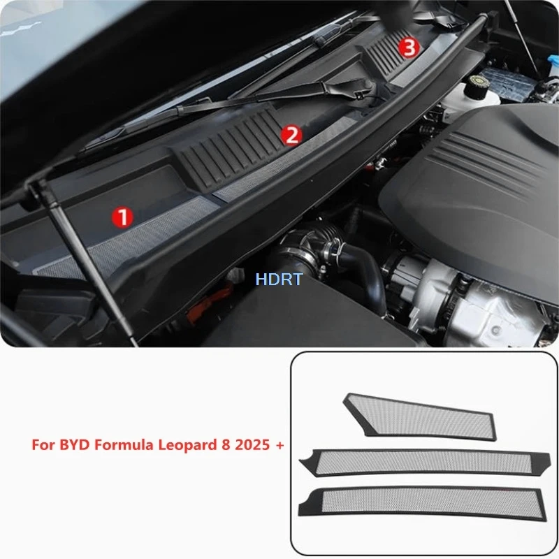 Car Styling Front Hood Engine Insect Filter Compartment Anti Block Dust ...