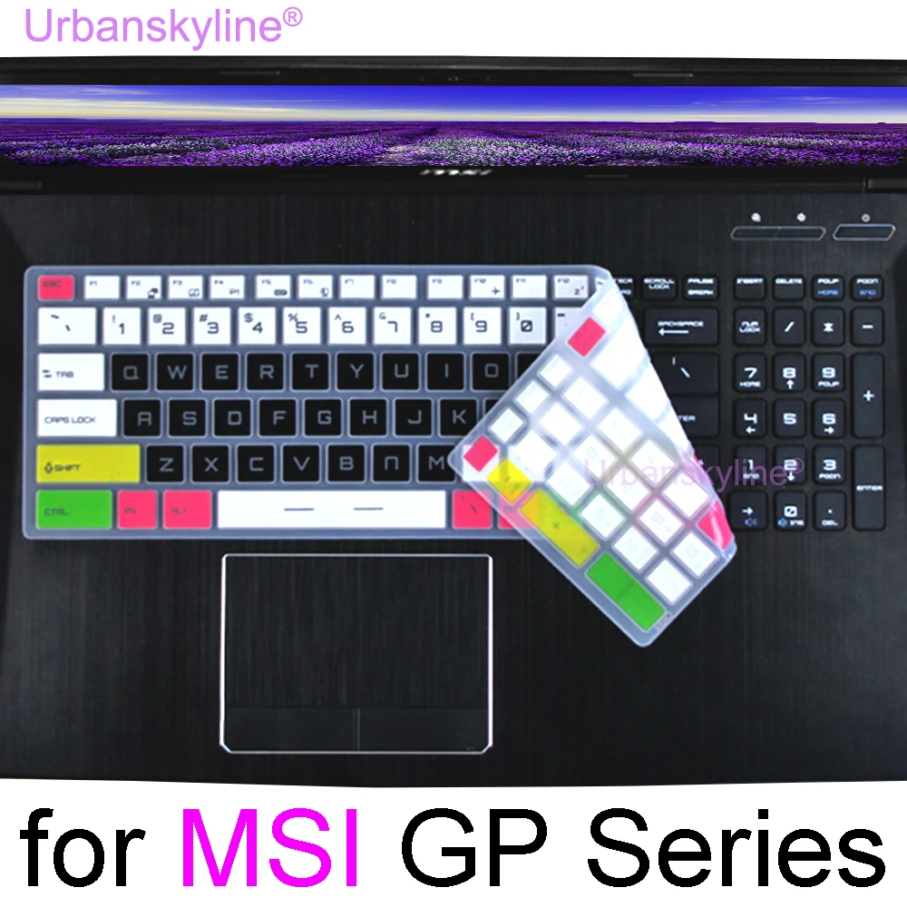 Keyboard Cover for MSI GP75 Leopard Vector GP76 Leopard GP73 GP72 GP65 ...