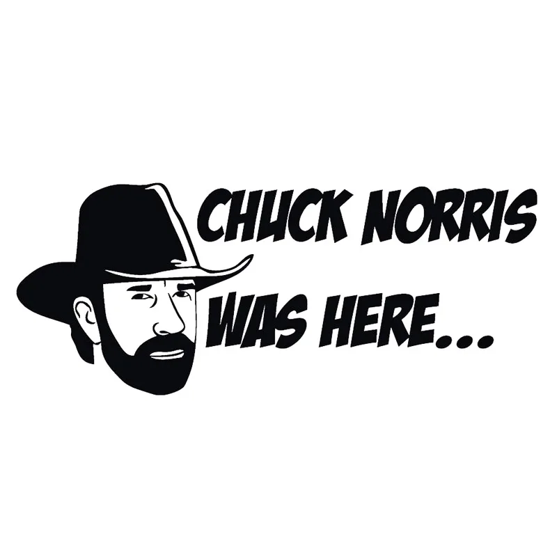 Chuck Norris Approved Sticker