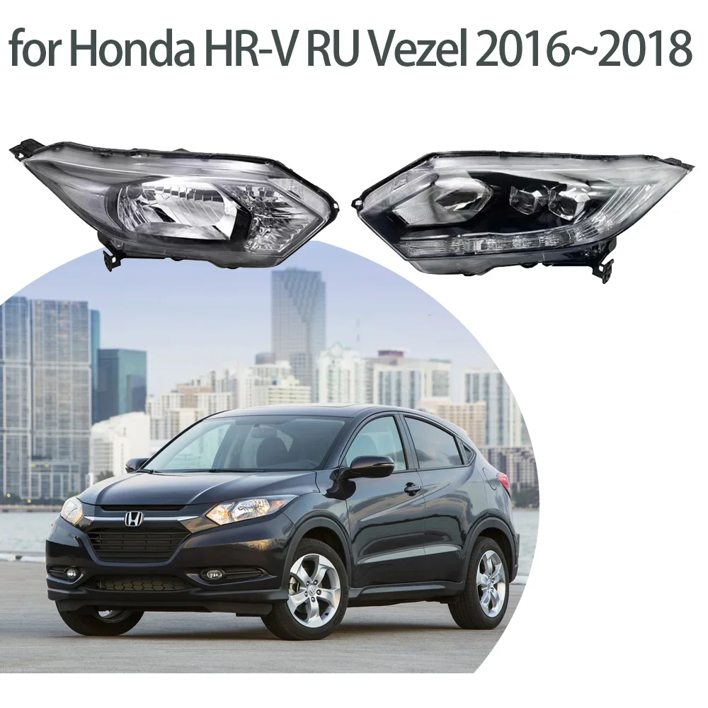 Car Headlight Assembly for Honda HR-V HRV RU Vezel 2016~2018 2017 Front ...