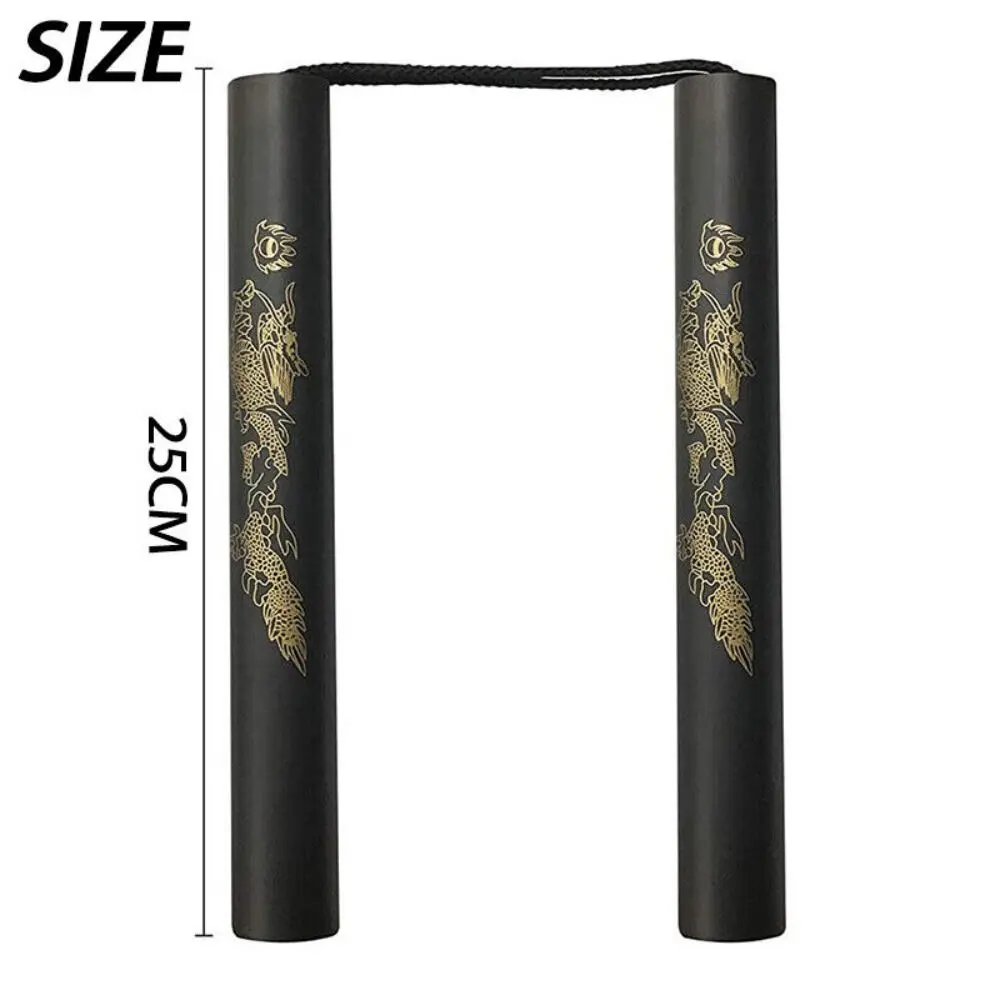 Golden Painted Nunchucks