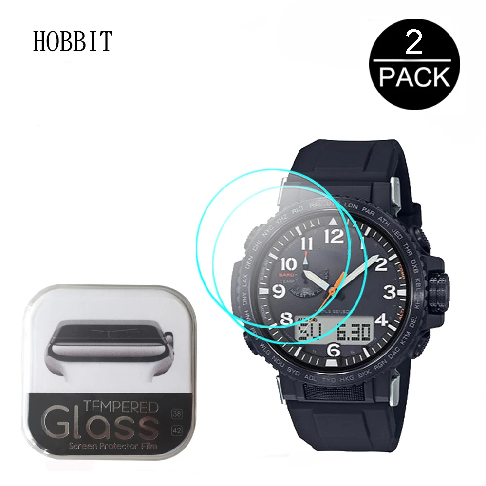 2PCS-Clear-Anti-Scratc-Glass-For-Casio-PRO-TREK-PRW-50Y-1APR-PRW-50YFE ...